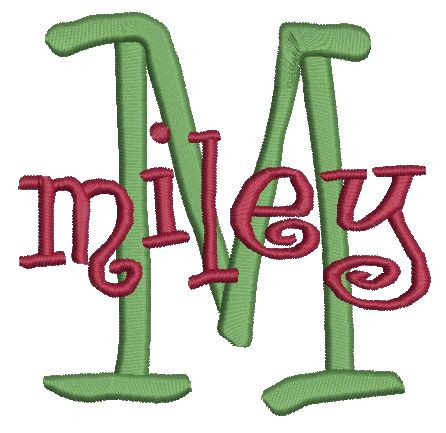 22 Fun Font STACKED Machine Embroidery Designs