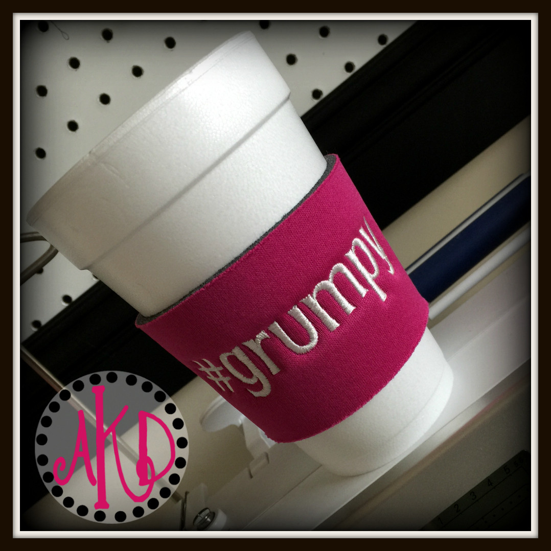 518 Coffee Wrap Template Embroidery Design