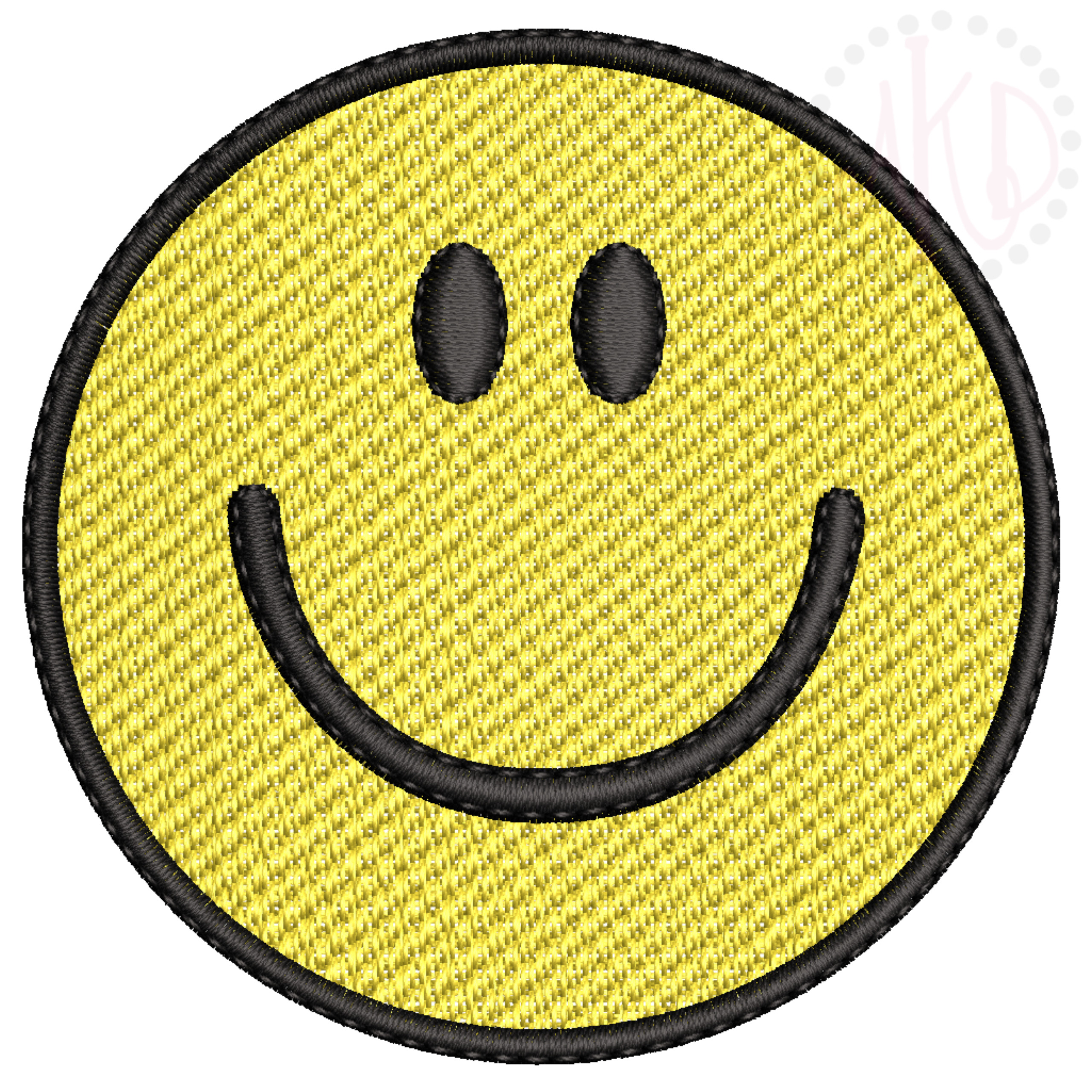 Smiley Face Machine Embroidery Designs