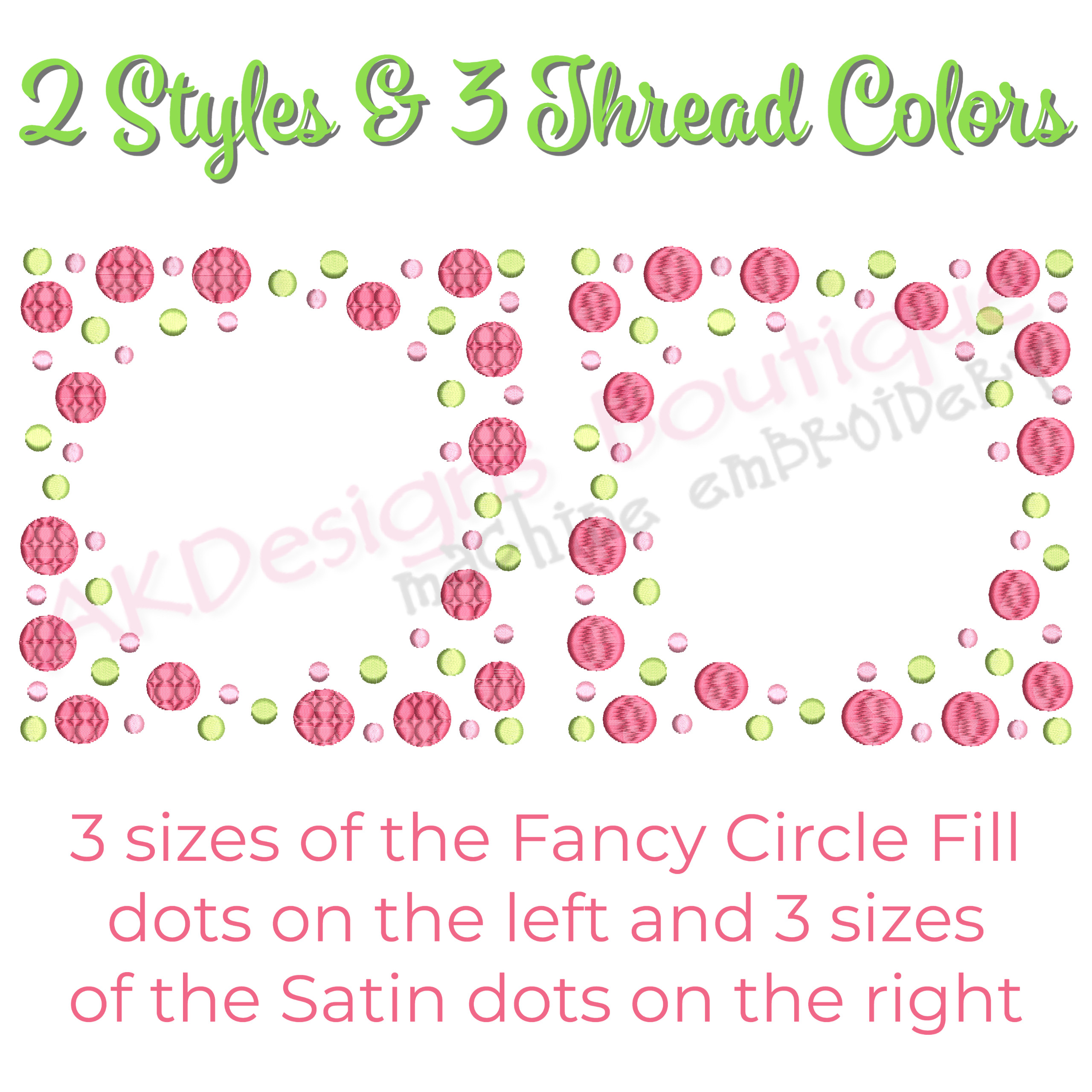 415 Cute 6 Dots Frames Designs