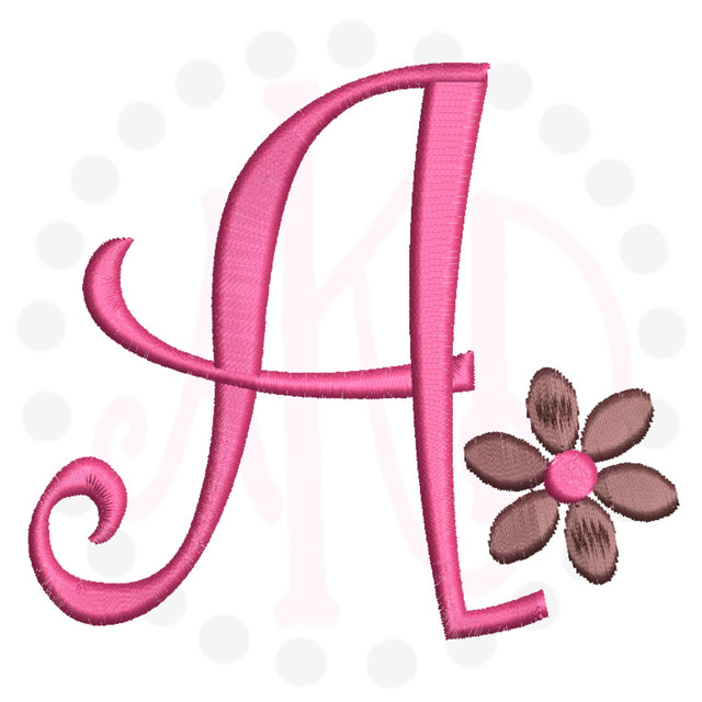 CurlyQue Font Machine Embroidery Designs