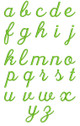 Embroidery Font 113 Lara Script Designs 2 inches high