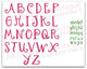 317 Swirly Stackable Big Letter Monogram Machine Embroidery Designs 3 ...