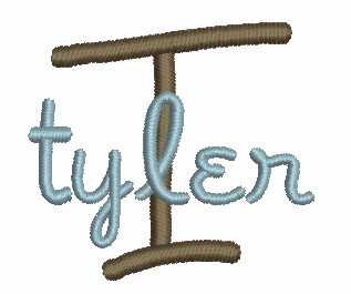 134 STACKED Bold Font Machine Embroidery Designs