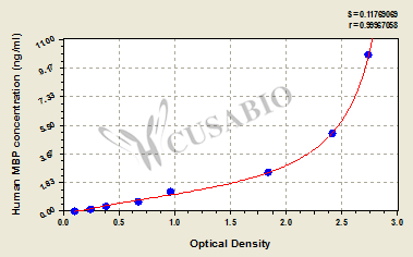Human myelin basic protein,MBP ELISA Kit | CSB-E08283h