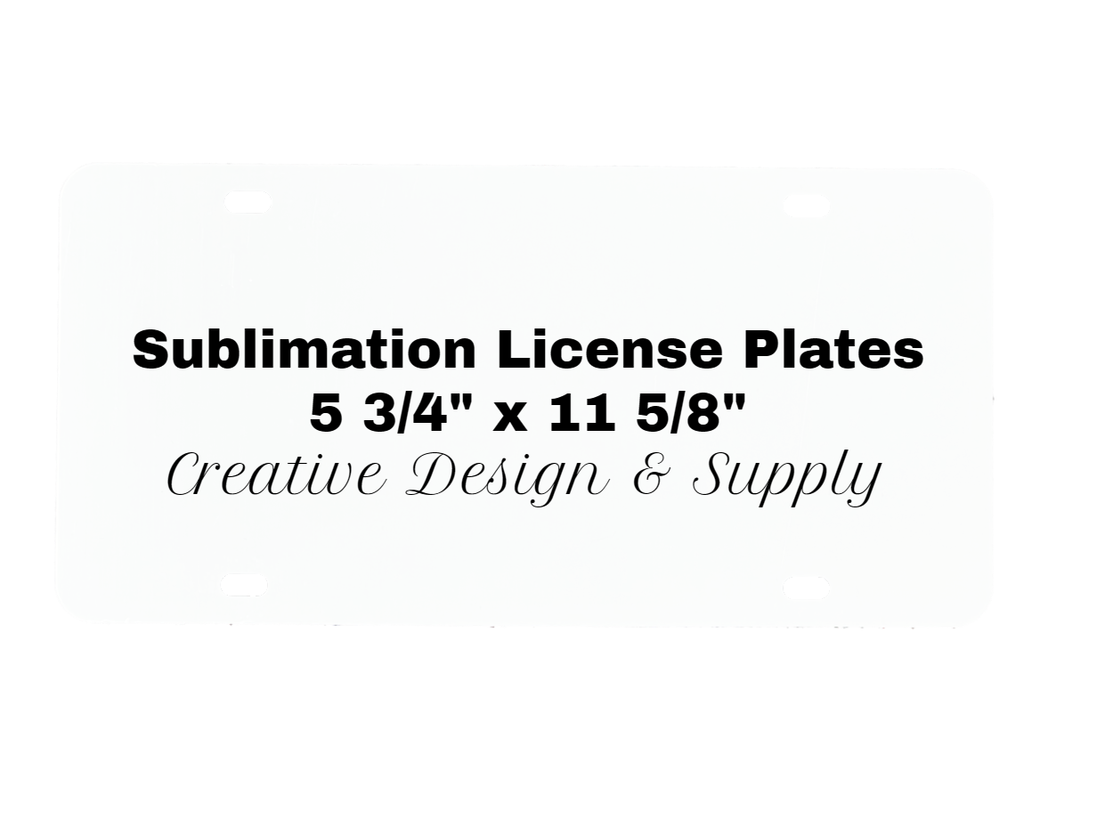 CDS Blanks | Sublimation License Plates