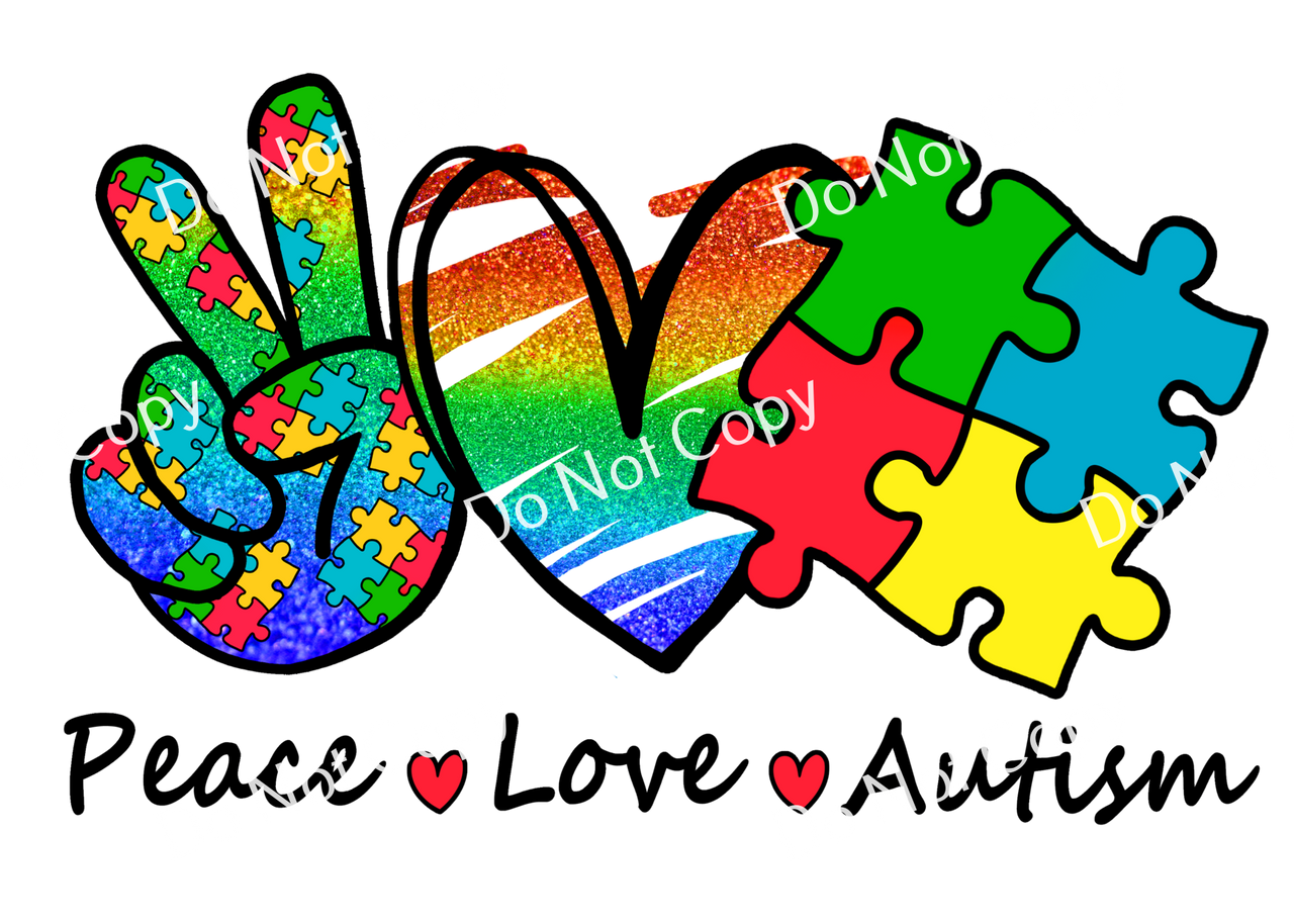 Colorsplash Ultra Peace Love Autism Cf
