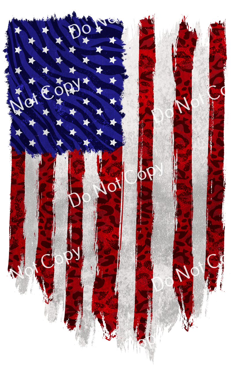 ColorSplash Ultra Transfers | American Leopard Flag CF