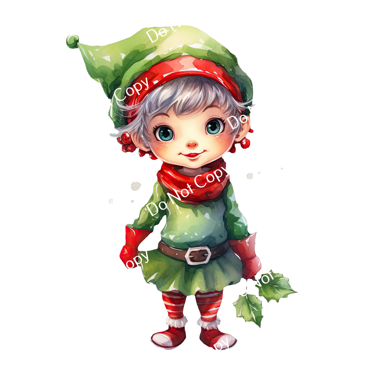 ColorSplash Ultra | Watercolor Christmas Elves 29