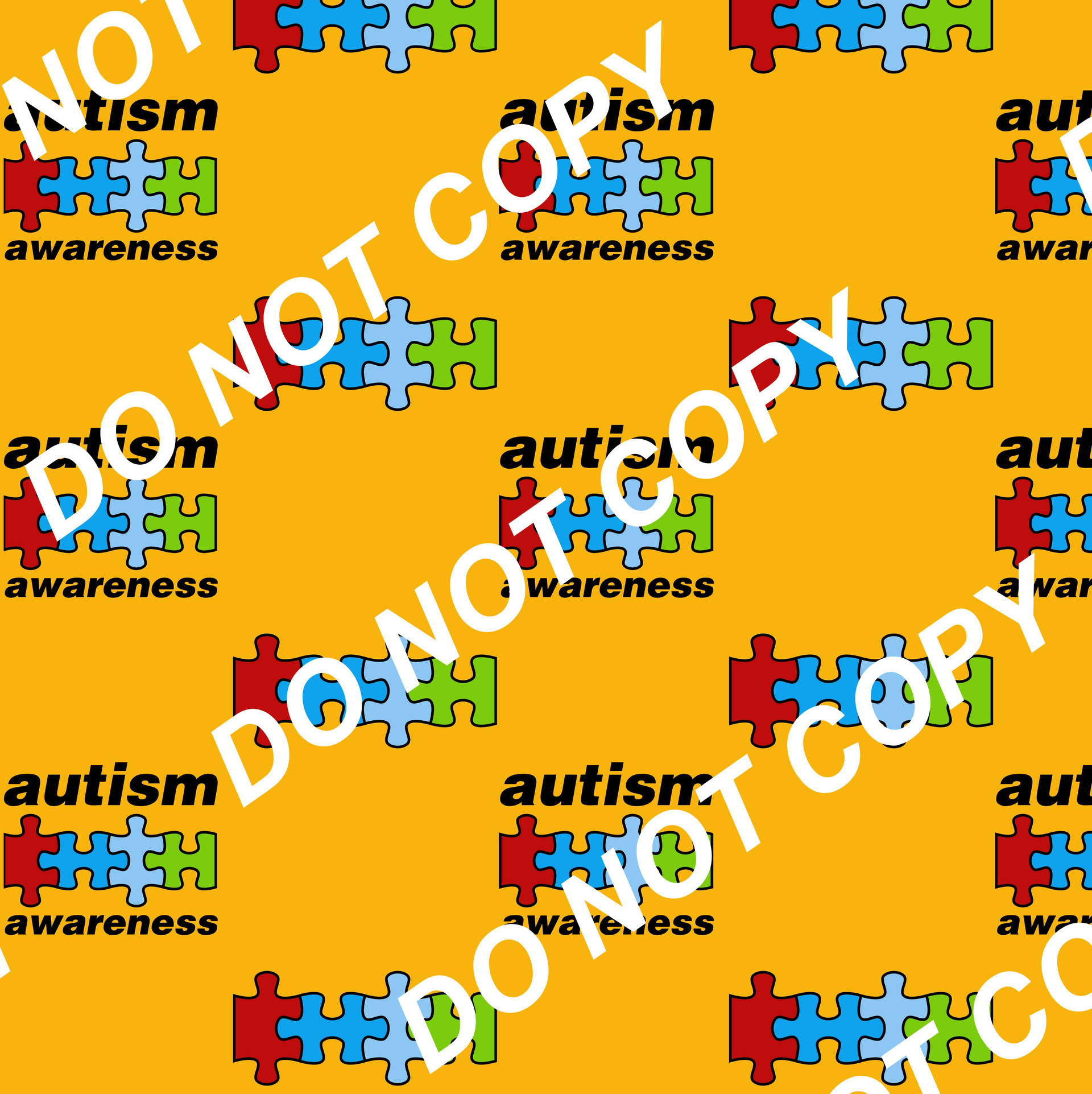 CDS Printed Pattern Vinyl | Autism Puzzle 2