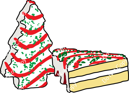 ColorSplash Ultra | Christmas Tree Cake