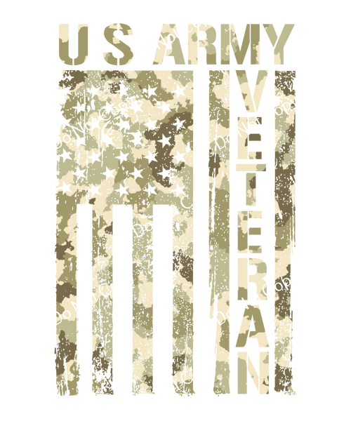 ColorSplash Ultra DTF Transfers | US Army Veteran Flag CF
