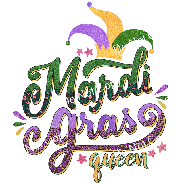 ColorSplash Ultra Transfers | Mardi Gras Queen CF