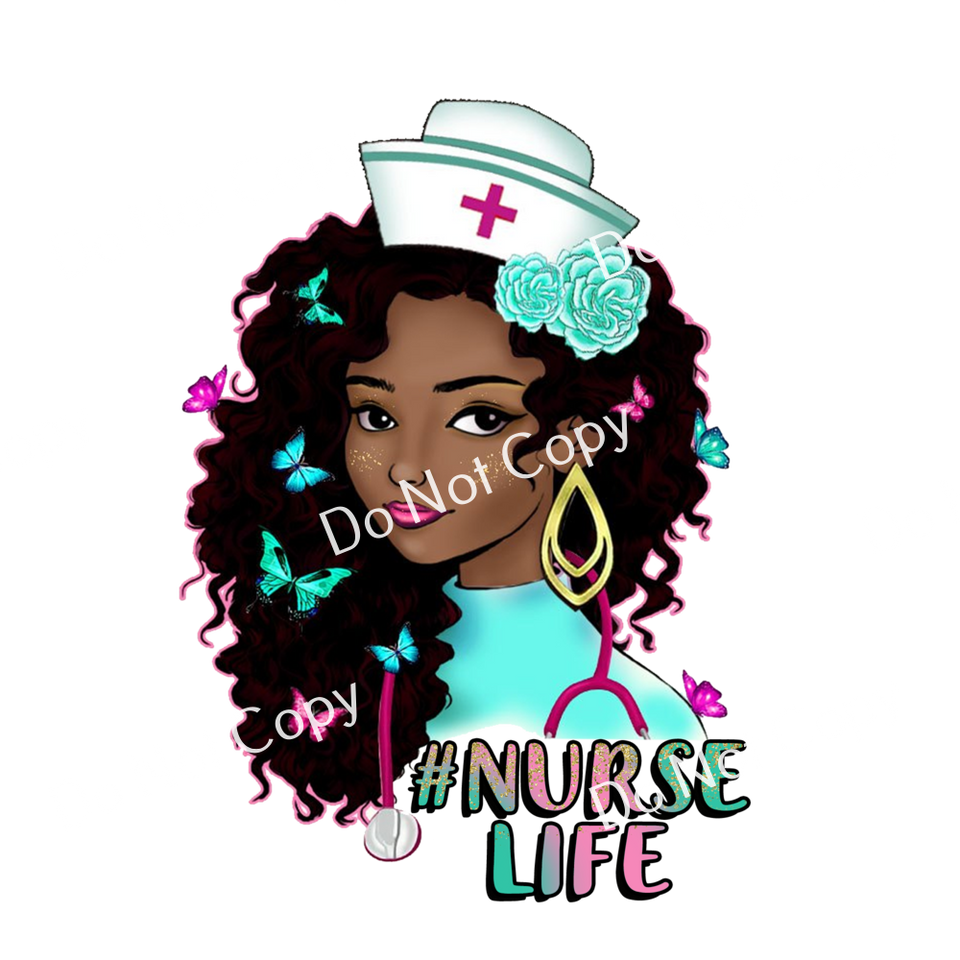 Colorsplash Ultra Transfers African American Nurse Life Cf
