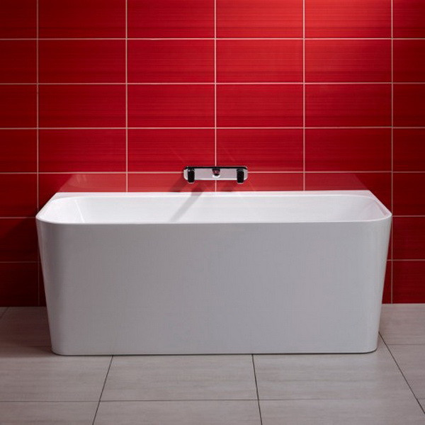 Athena Contro Back To Wall Bathtub 1600mm x 750mm White