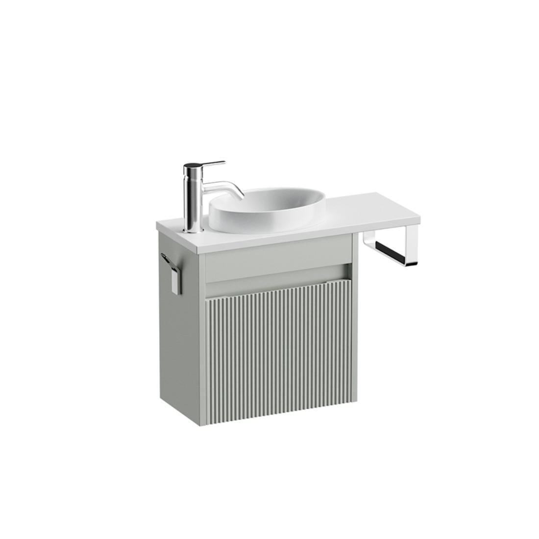 Mode Vanity 22 Benchtop 550 1 Door Wall Left Hinged Door Pistachio ...
