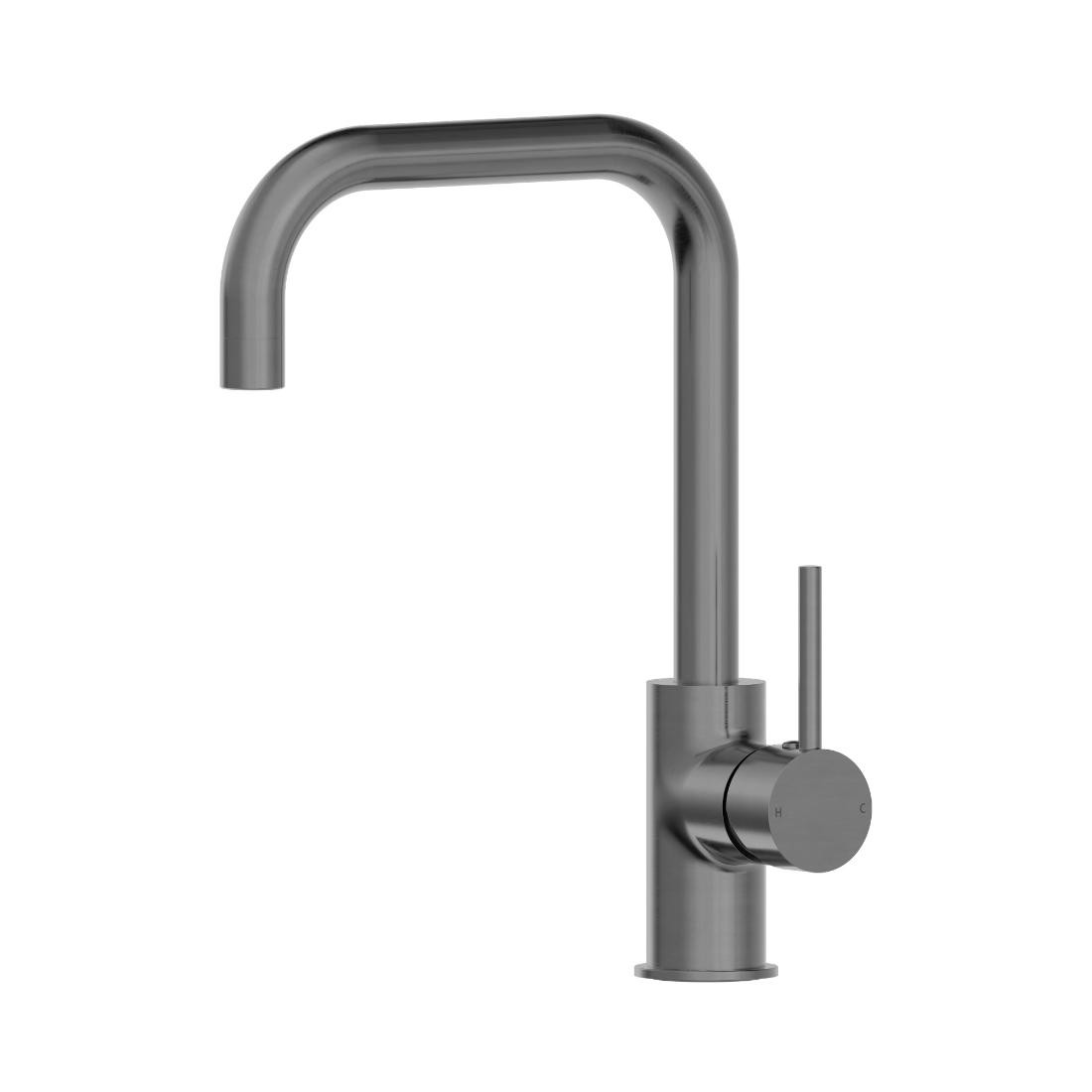 Dolce Kitchen Mixer Square Shape All Pressure Gun Metal - Mico NZ