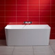 Athena Contro Back To Wall Bathtub 1600mm x 750mm White