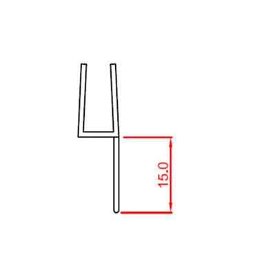 Drip Seal For Clearlite Showers July 2011+ 1m QCS11060 - Mico NZ