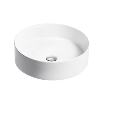 Mica Round Countertop Basin 410mm Honed Black 90012T-HB1 - Mico NZ