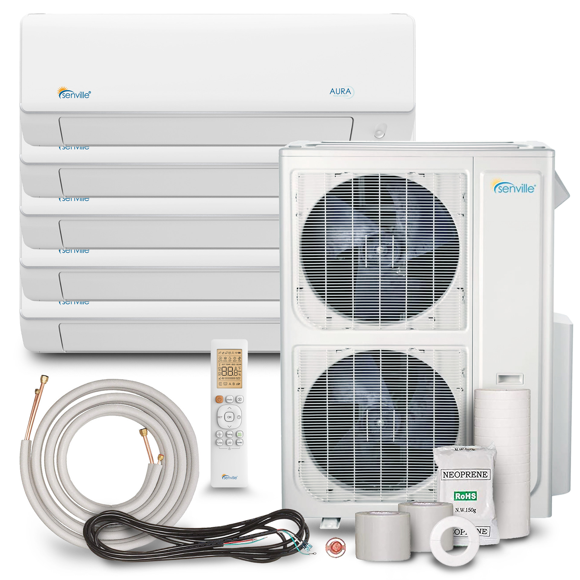 Mini Split Air Conditioners Single Zone Ultra High Efficiency