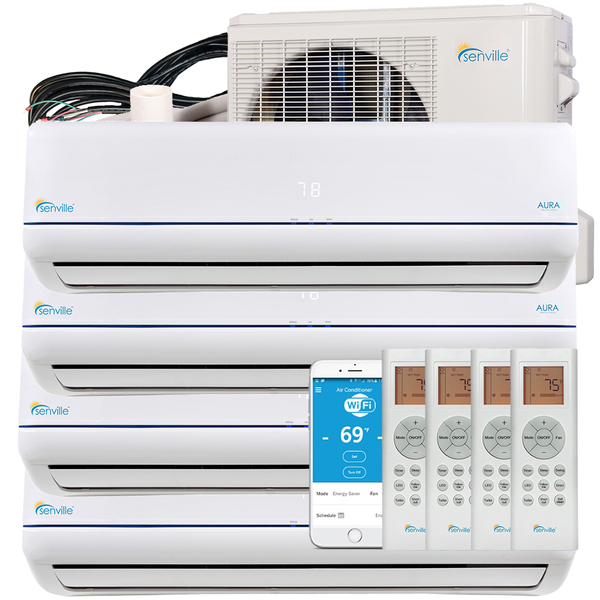 36000 BTU Quad Zone Mini Split Air Conditioner