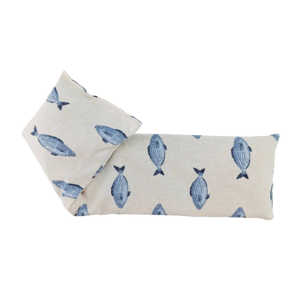 Lavender or Unscented Blue Fish 100% Natural Cotton Wheat Bag | Heat Treats
