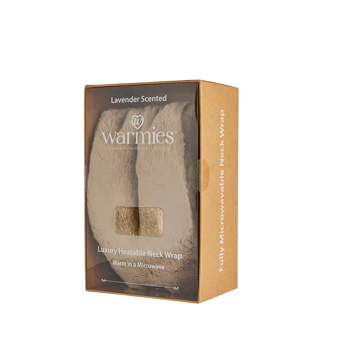 Warmies Latte Luxury Fur Microwavable Wrap | Heat Treats