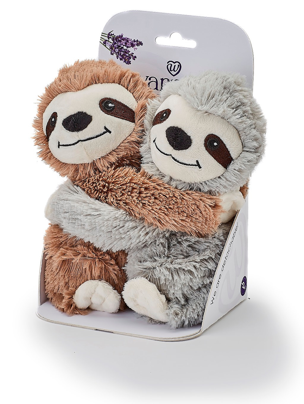 Warmies Cozy Plush Warm Hugs Sloths Mini Fully Microwavable Toys | Heat ...
