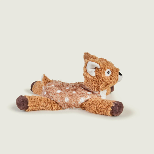 Warmies Cozy Plush Laying Deer Fully Microwavable Toy | Heat Treats