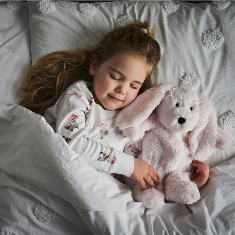 Warmies 13" Cozy Plush Pink Bunny Fully Microwavable Toy | Heat Treats