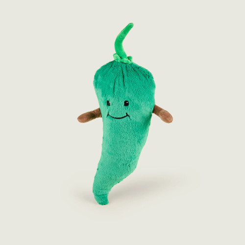 Warmies Cozy Plush Green Chilli Fully Microwavable Toy | Heat Treats