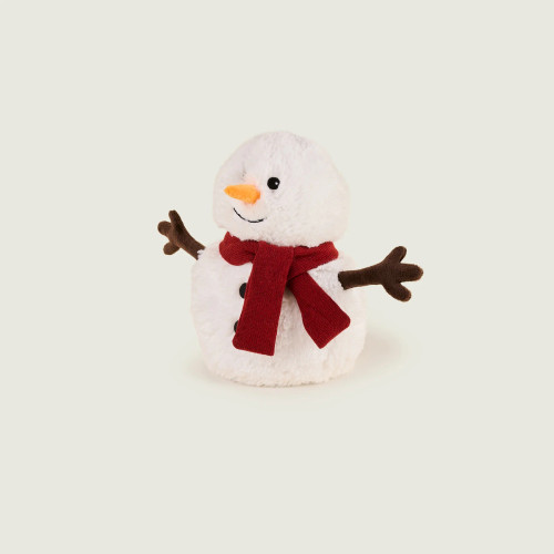 Warmies Cozy Plush Snowman Fully Microwavable Toy | Heat Treats