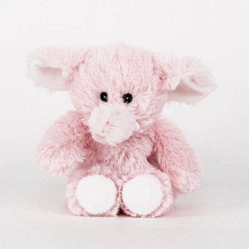 Warmies Cozy Plush MINI 7" Pink Elephant Microwavable Toy | Heat Treats
