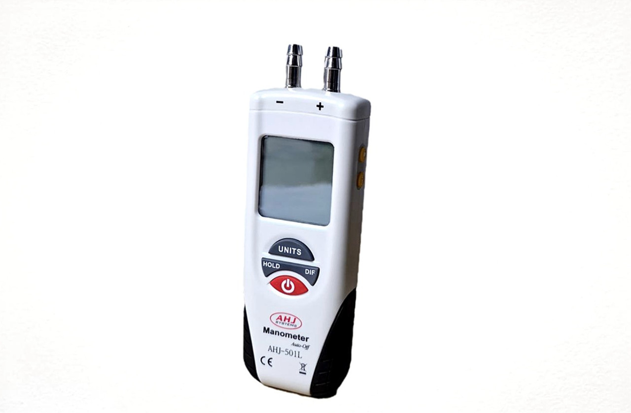 Digital Manometer Differential Pressure Gauge +/- 0 to 5 PSI - gastools