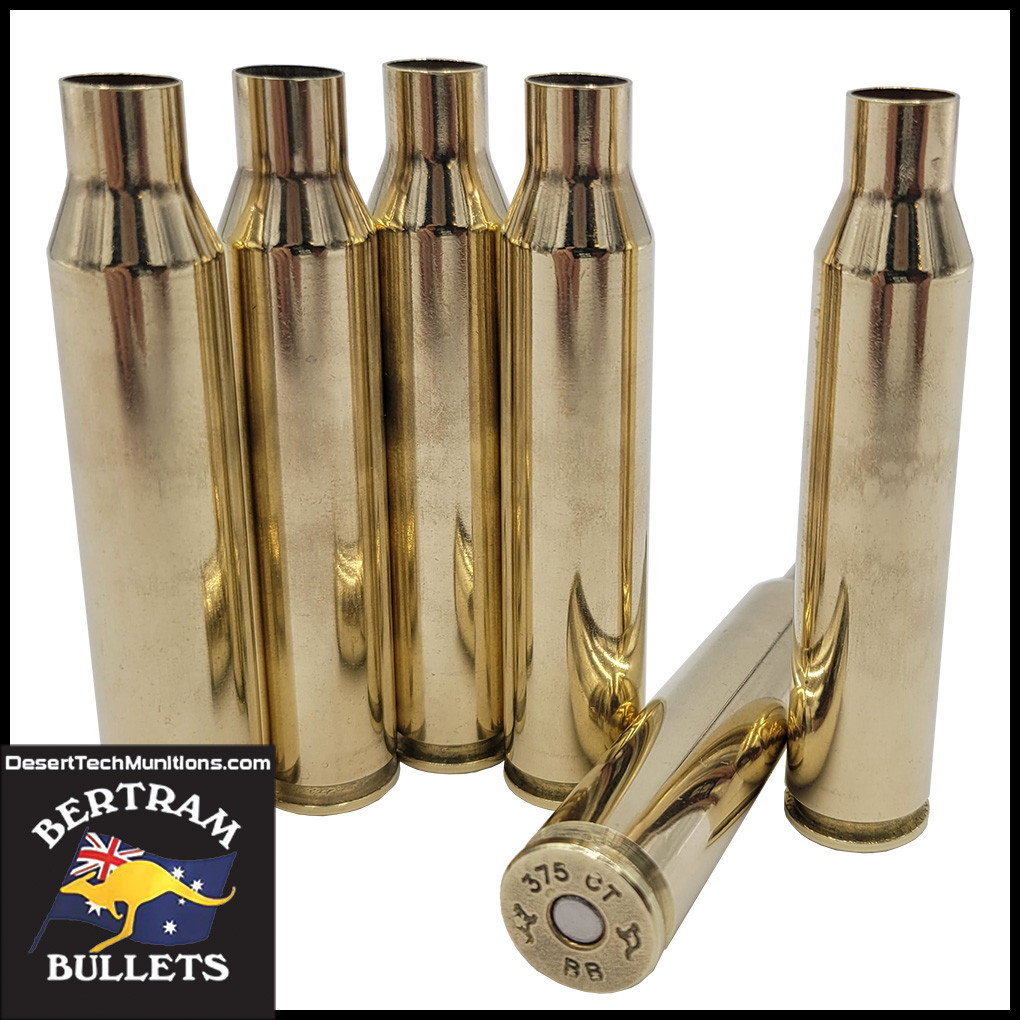 Bertram 375 CheyTac Primed Brass