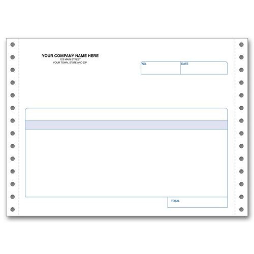 Forms, Continuous, Mulitipurpose, 9 1/2 x 7" JDF-90853