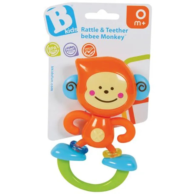 RATTLE AND TEETH BEBEE MONKEY