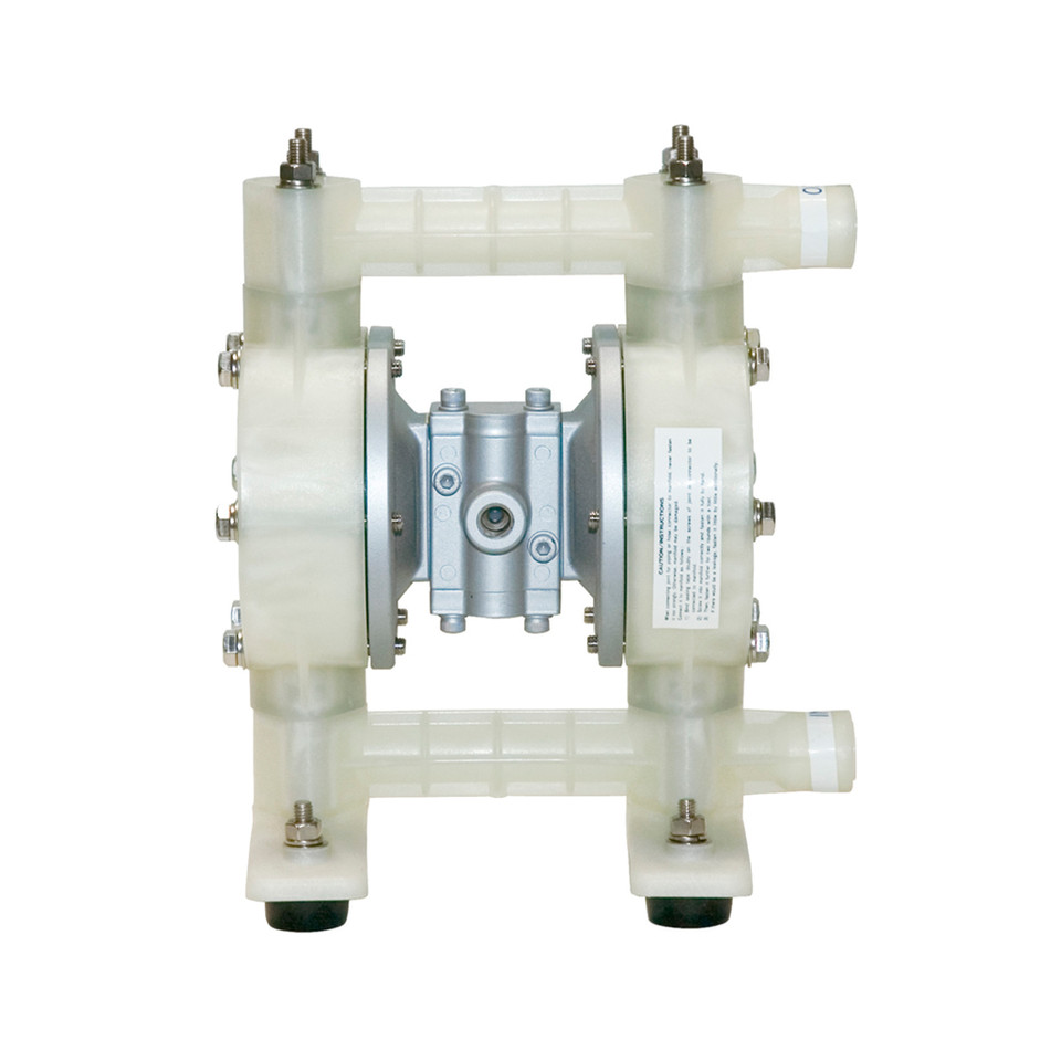 Yamada DP-15FPT Air Operated Double Diaphragm Pump - 1/2" NPT |Polypropylene Body, Flat Valves ...