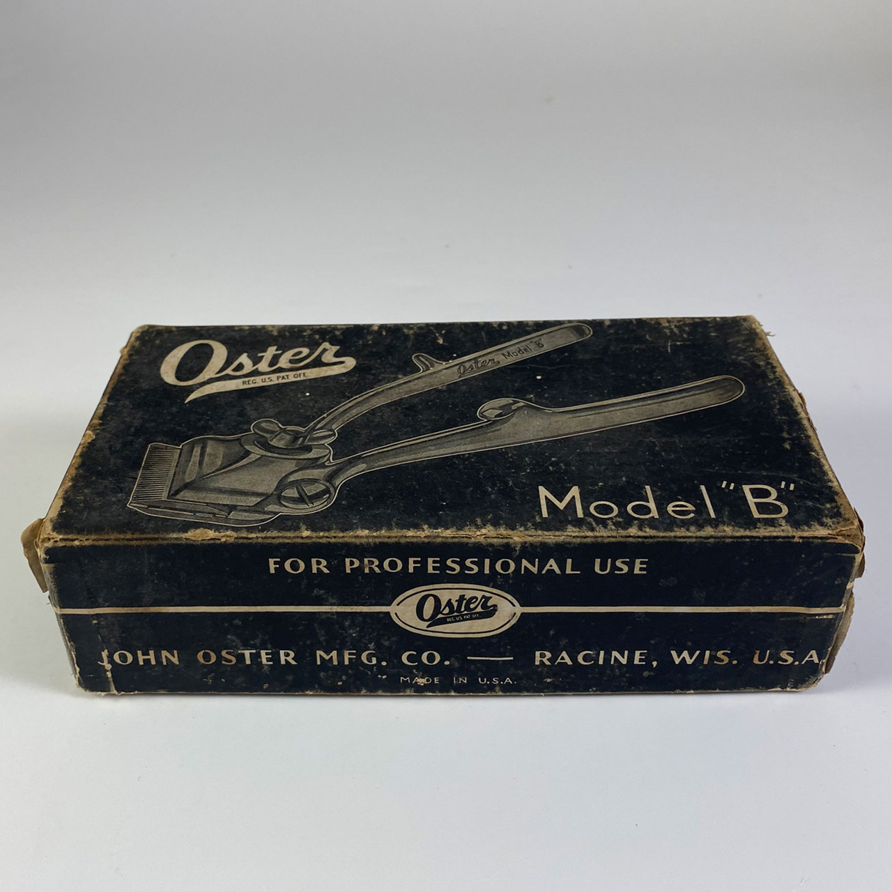 Vintage Oster Model "B" Hair Clippers w/ Box