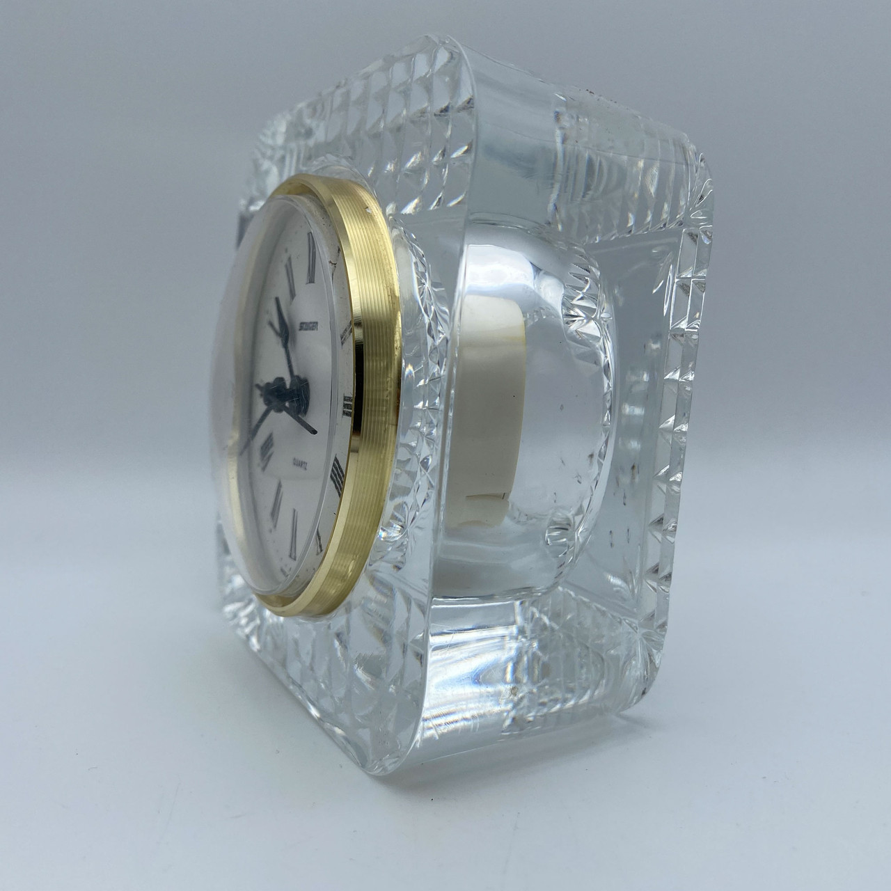 Staiger Quartz Lead crystal Clock from Germany