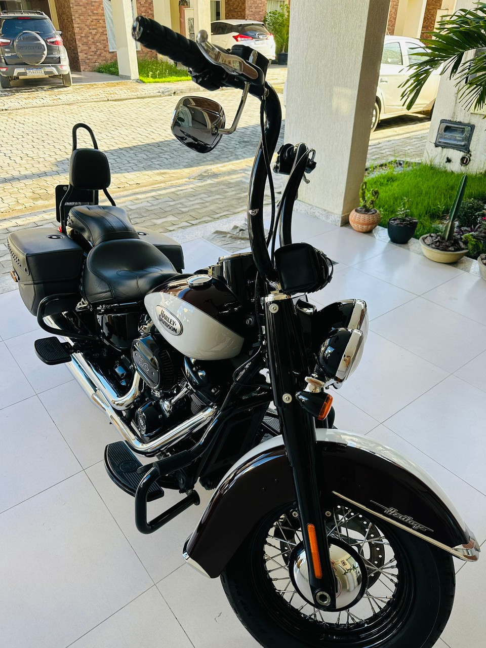 Ape Hanger Curve Brutale 1.1/2" Handlebars for Harley-Davidson Softail ...