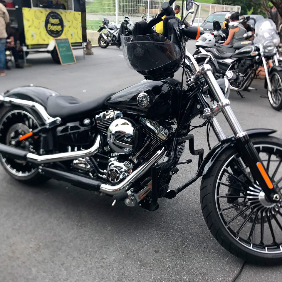 King Robust 1.1/4" Engine Guard/Crash Bar for Harley-Davidson Softail ...