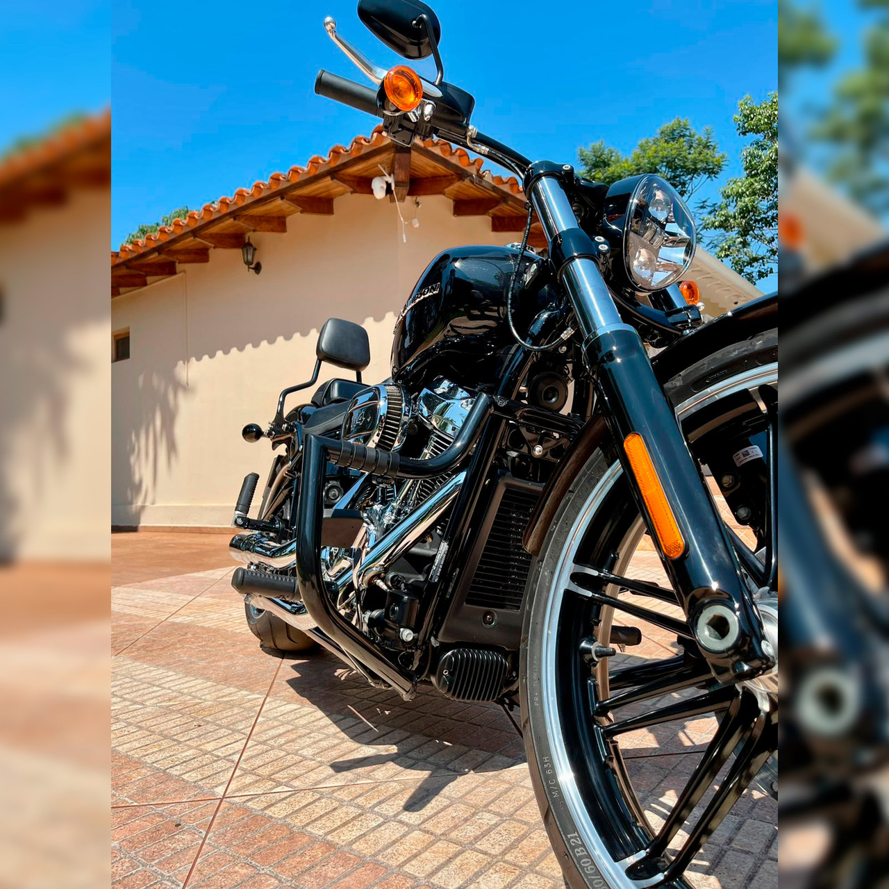 King Robust 1.1/4" Engine Guard/Crash Bar for Harley-Davidson Softail ...