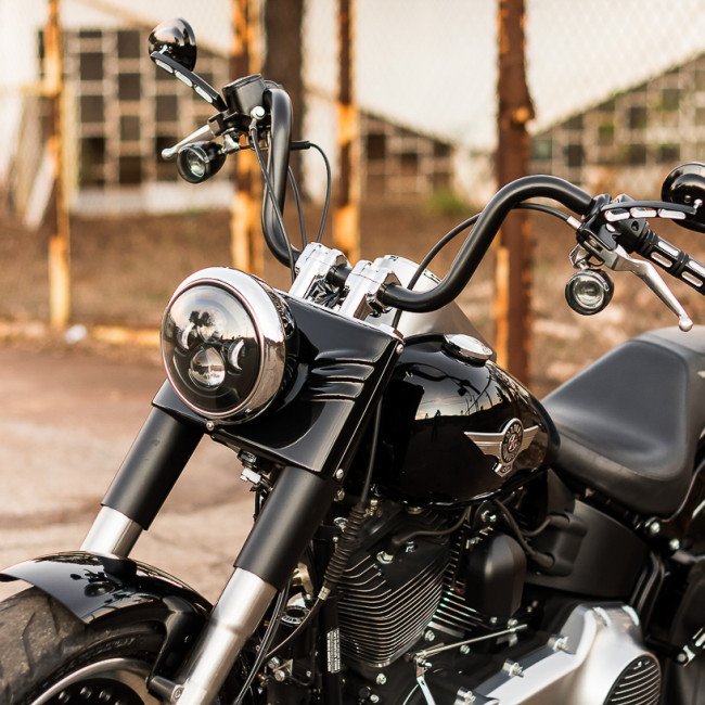 Ape Hanger Classic Robust Handlebars for Harley-Davidson Softail Fat ...