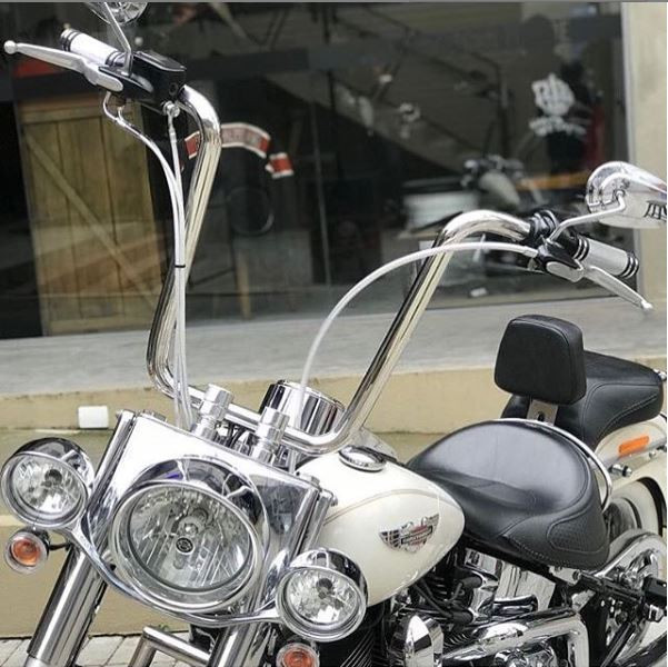 Ape Hanger Classic Robust Handlebars for Harley-Davidson Softail ...