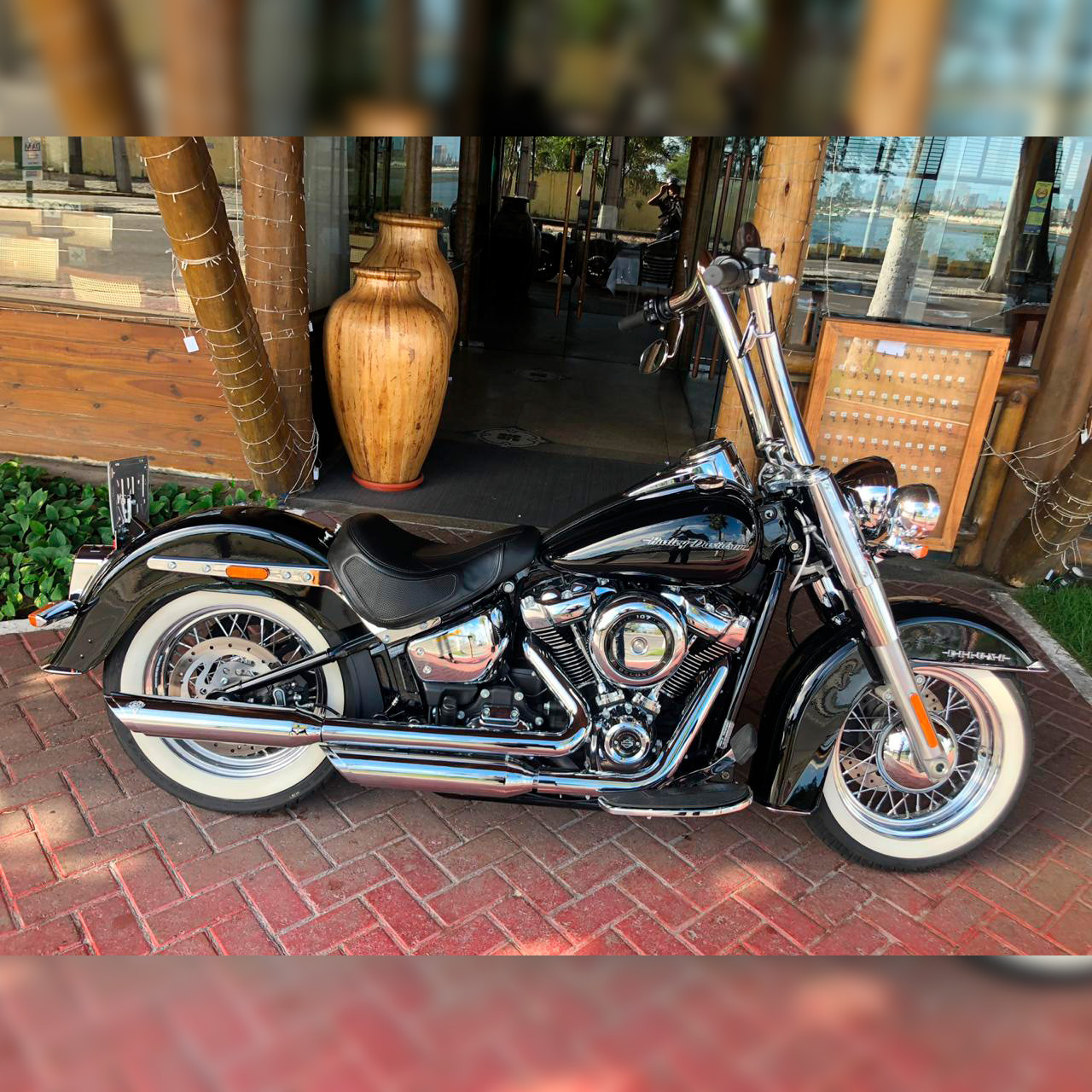 Diablo Rhino 2" Handlebars for Harley-Davidson Softail Deluxe ...
