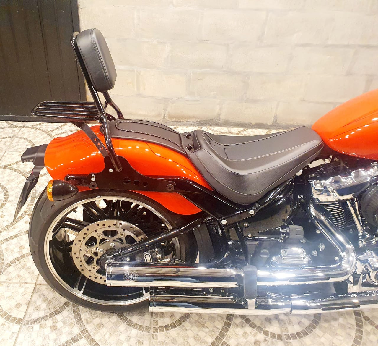 Sissy Bar King Low/Passenger Backrest 16" Detachable Luggage Rack for ...