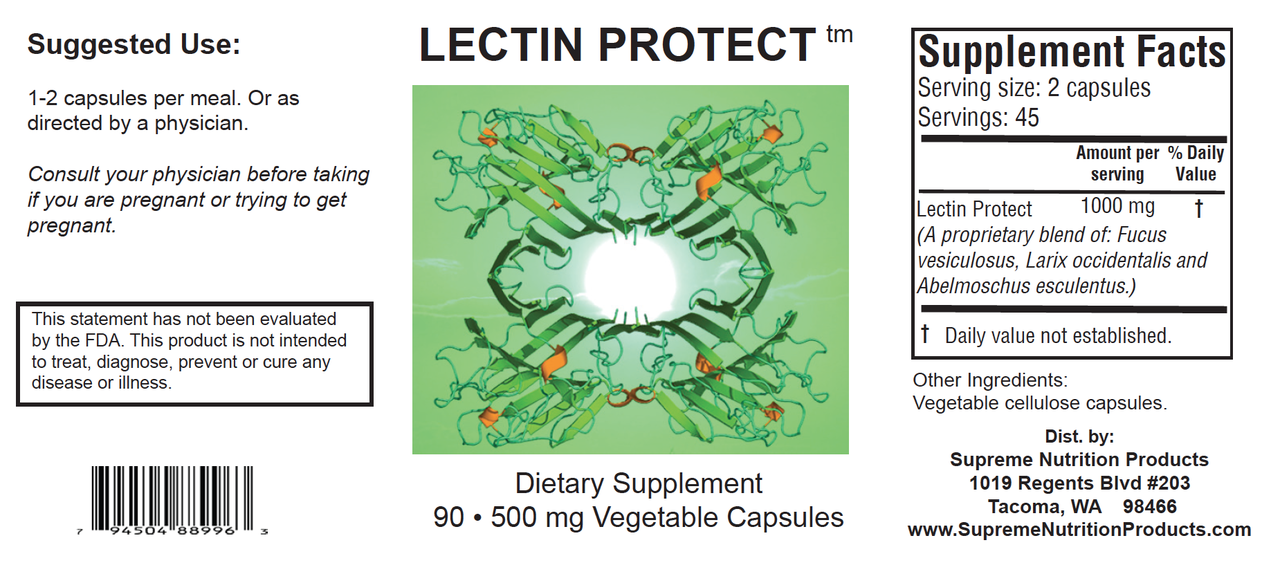 Lectin Protect by Supreme Nutrition Products