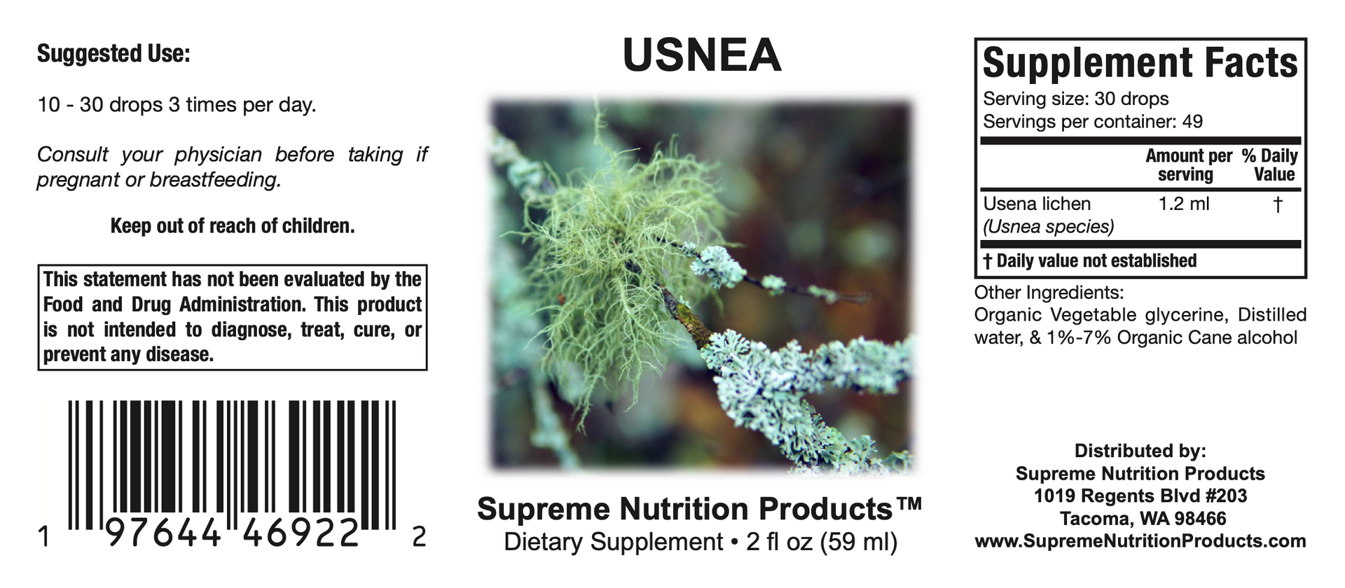 Usnea - Supreme Nutrition Products
